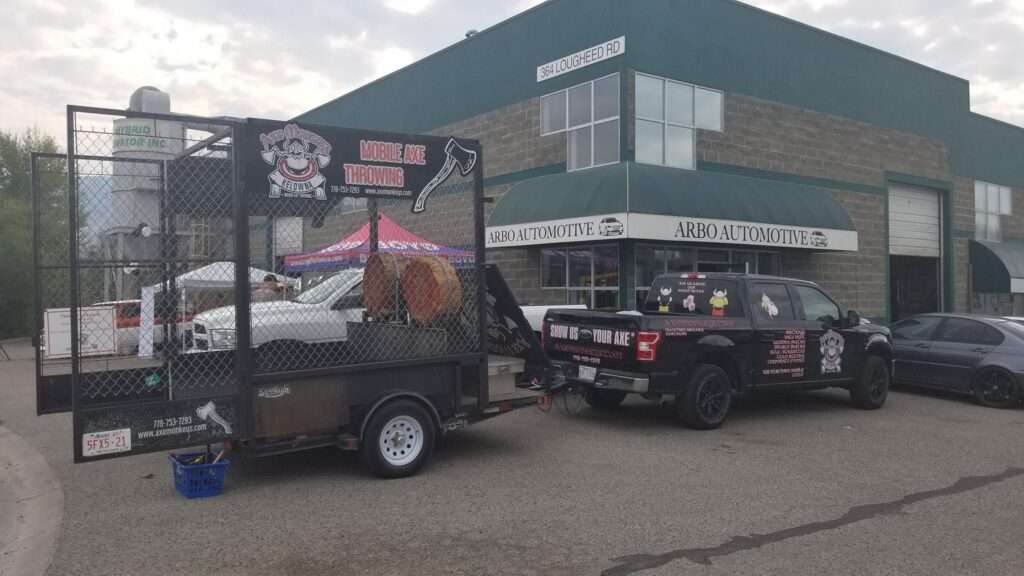 Mobile Units - Axe Monkeys | Indoor Axe Throwing